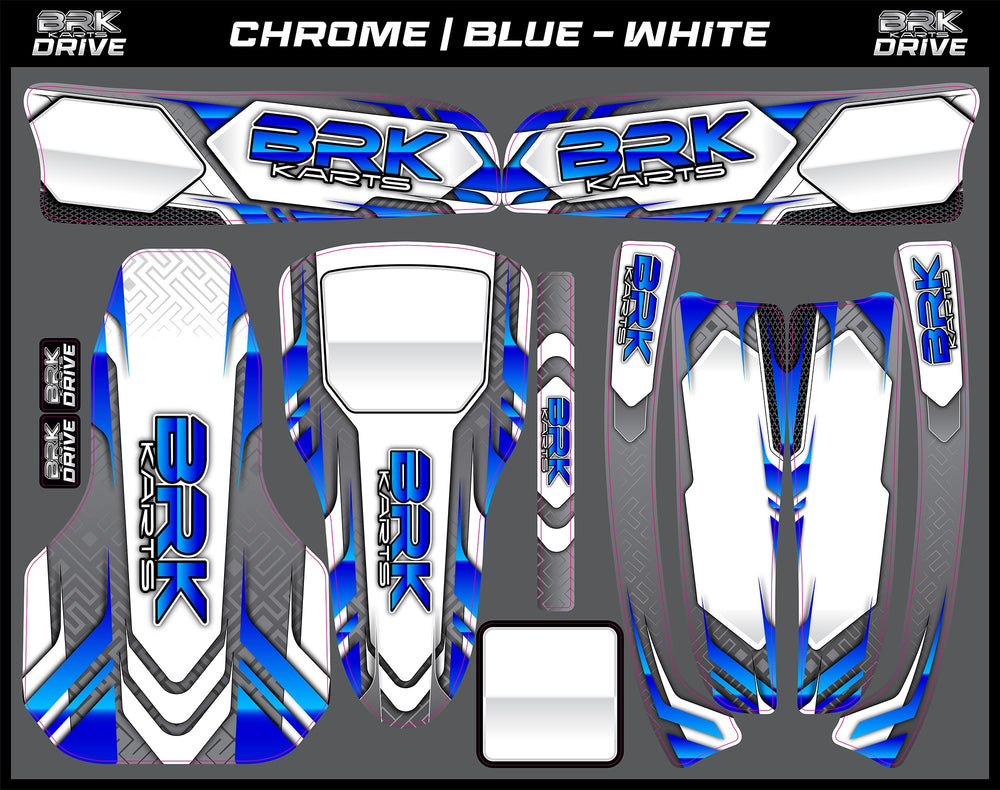 Drive Sticker Kit (Chrome)