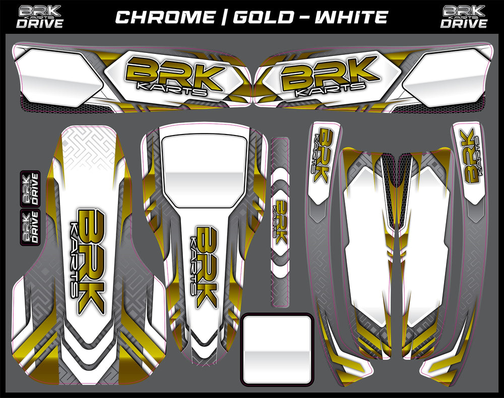 Drive Sticker Kit (Chrome)