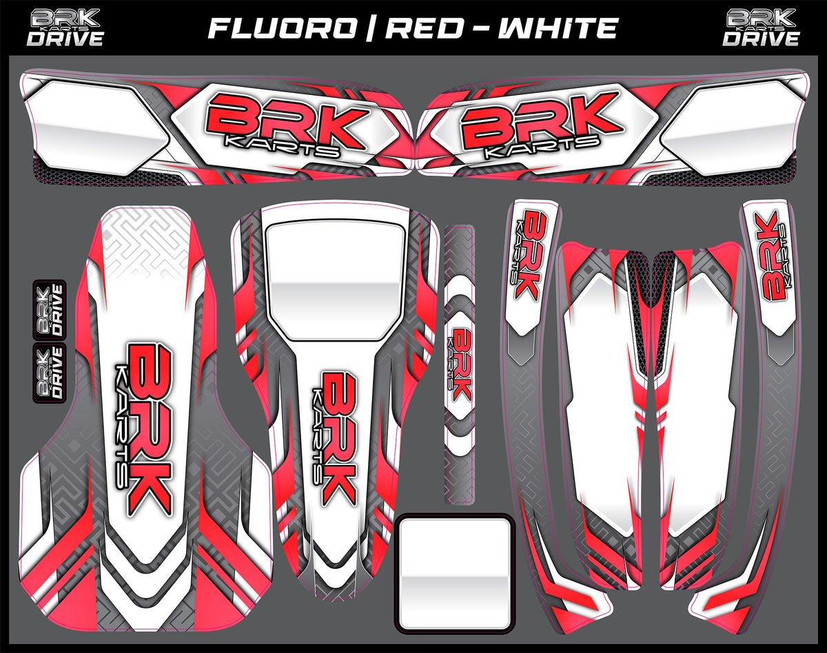 Drive Sticker Kit (Fluoro)