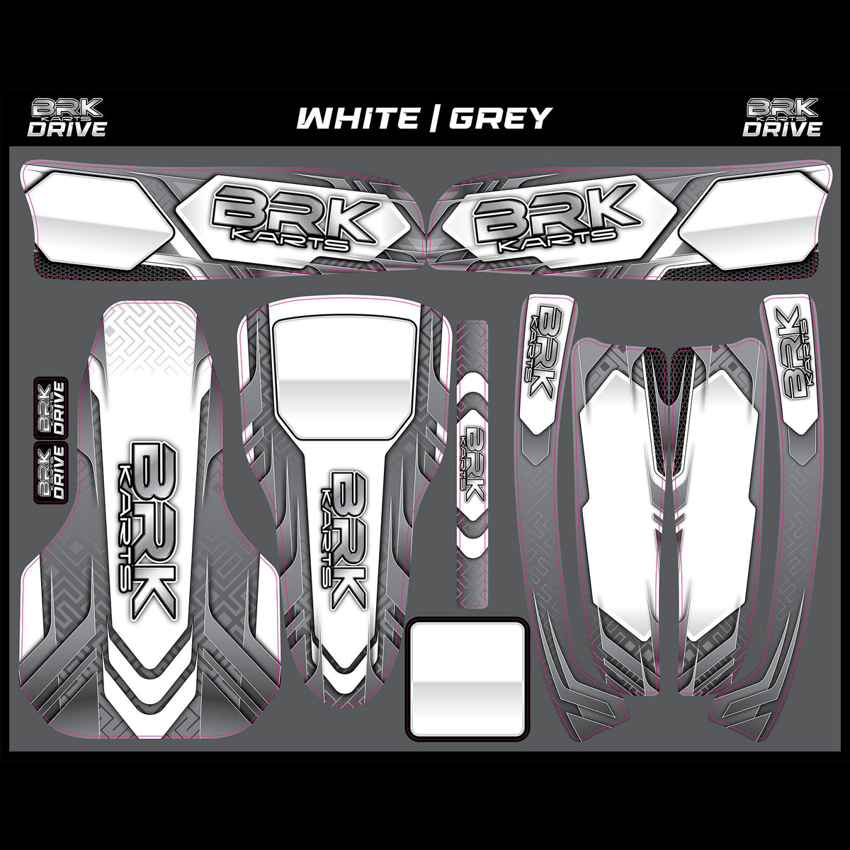 Drive Sticker Kit (White)